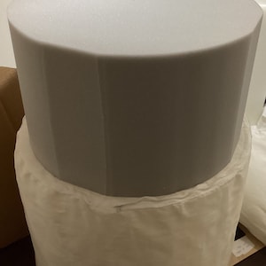 Round Sturdy Foam Insert, Custom Insert, Firm Footstool Insert, Round ...