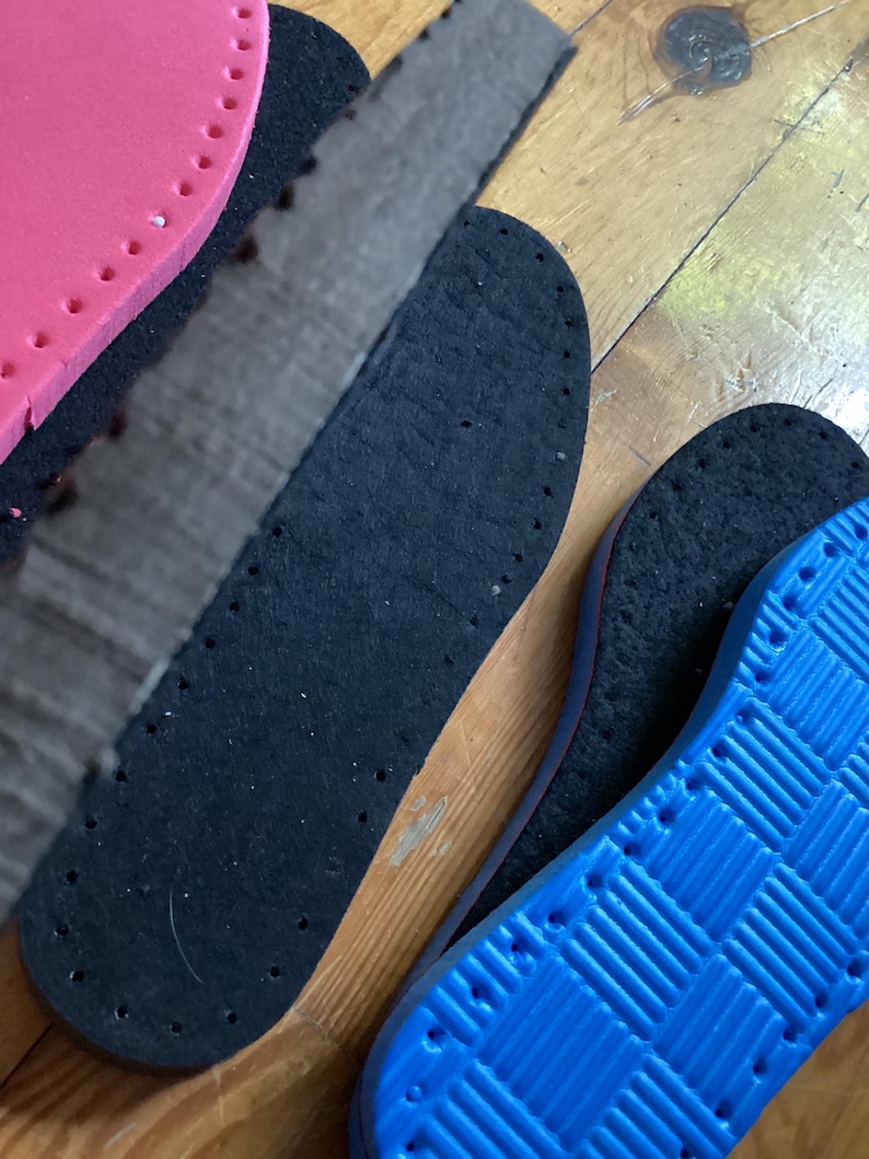 New 1 Pair Thick Eva Outsoles for Crocheting Slippers Thick Eva Slipper ...