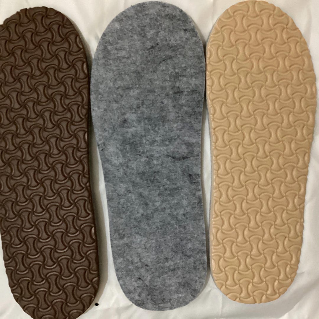New 1 Pair Wide Soles No Holes for Winter Diy Boots Slippers Thick Eva ...