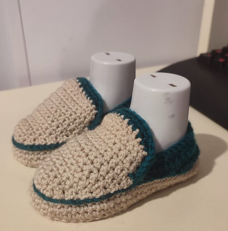 10 Pairs Baby Crochet Soles for Slippers / Soles With Holes for Baby ...