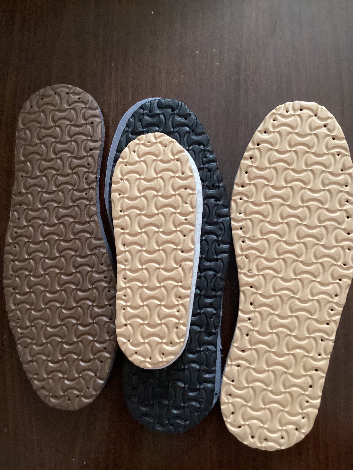New 1 Pair Wide Soles for Crocheting Slippers Thick Eva Slipper Base ...