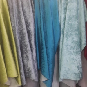 Velvet Color Swatch Color Swatch Fabric Yardage Fabric Velvet Washable ...