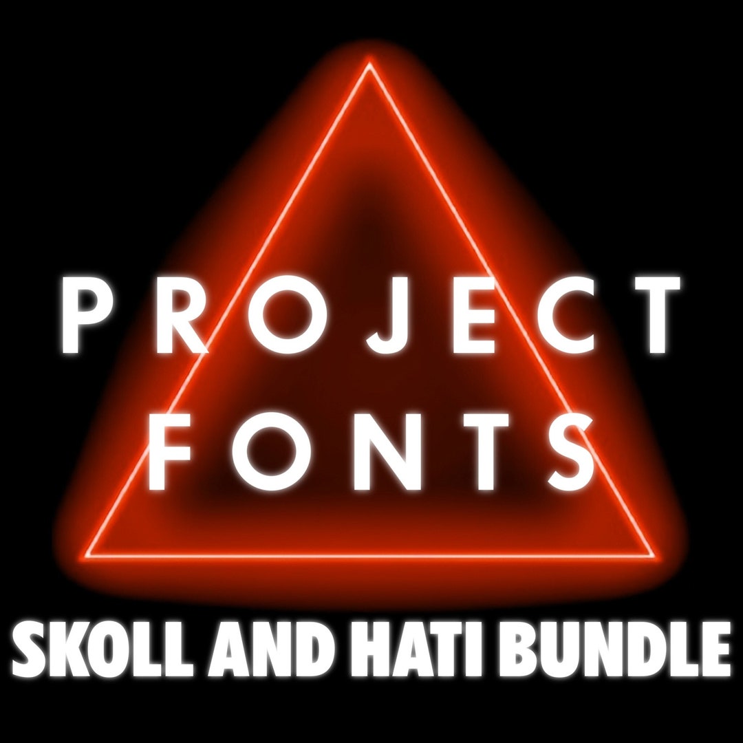 Skoll And Hati Bundle 2 Smoothswing Saber Fonts Etsy