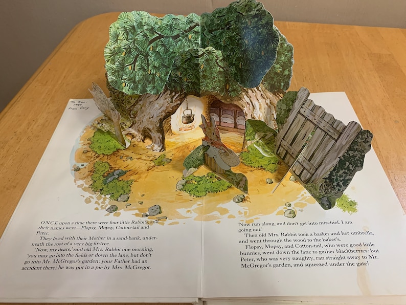 The Peter Rabbit Pop-up Book, Beatrix Potter, Children's Book - Etsy