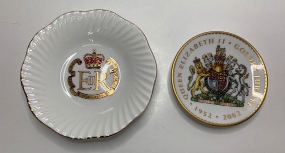 Queen Elizabeth Silver Jubilee Golden Jubilee - Etsy Canada