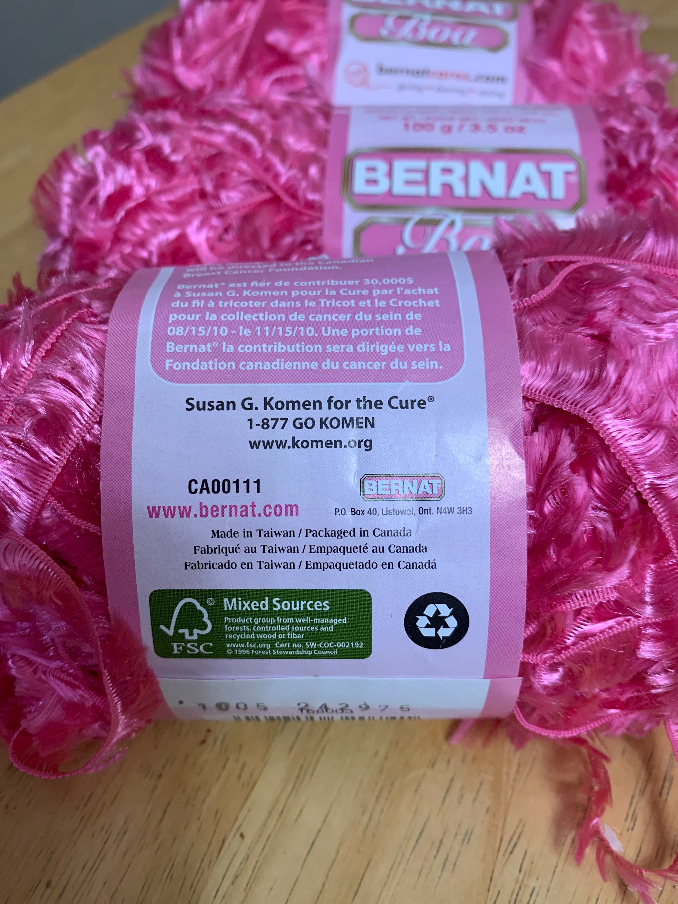 Bernat Boa, Chick, Pink, Yarn, Eyelash Yarn - Etsy