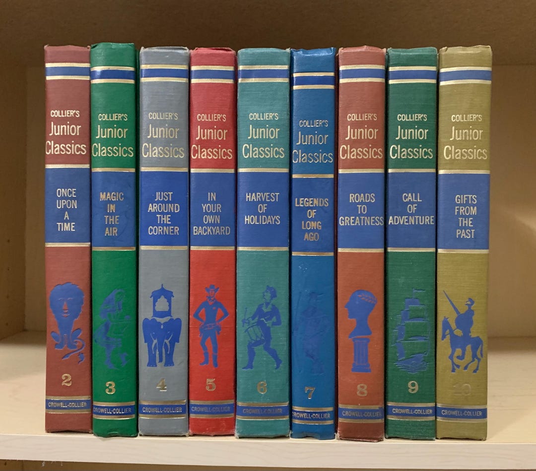 Colliers Junior Classics, the Young Folks Shelf of Books, Vintage ...
