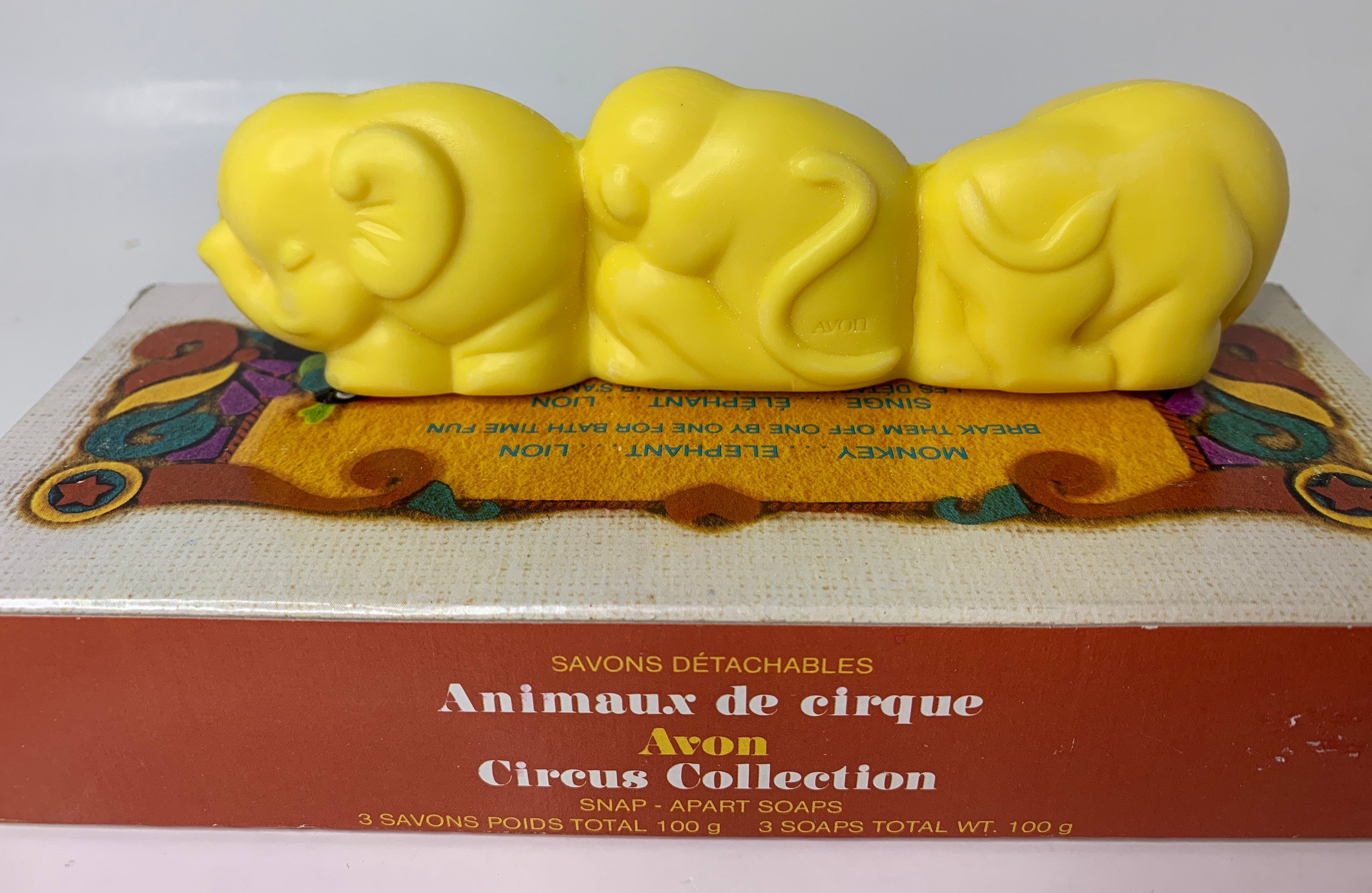 Avon, Vintage, Soap, Monkey, Elephant, Lion, Circus Collection, AVON ...