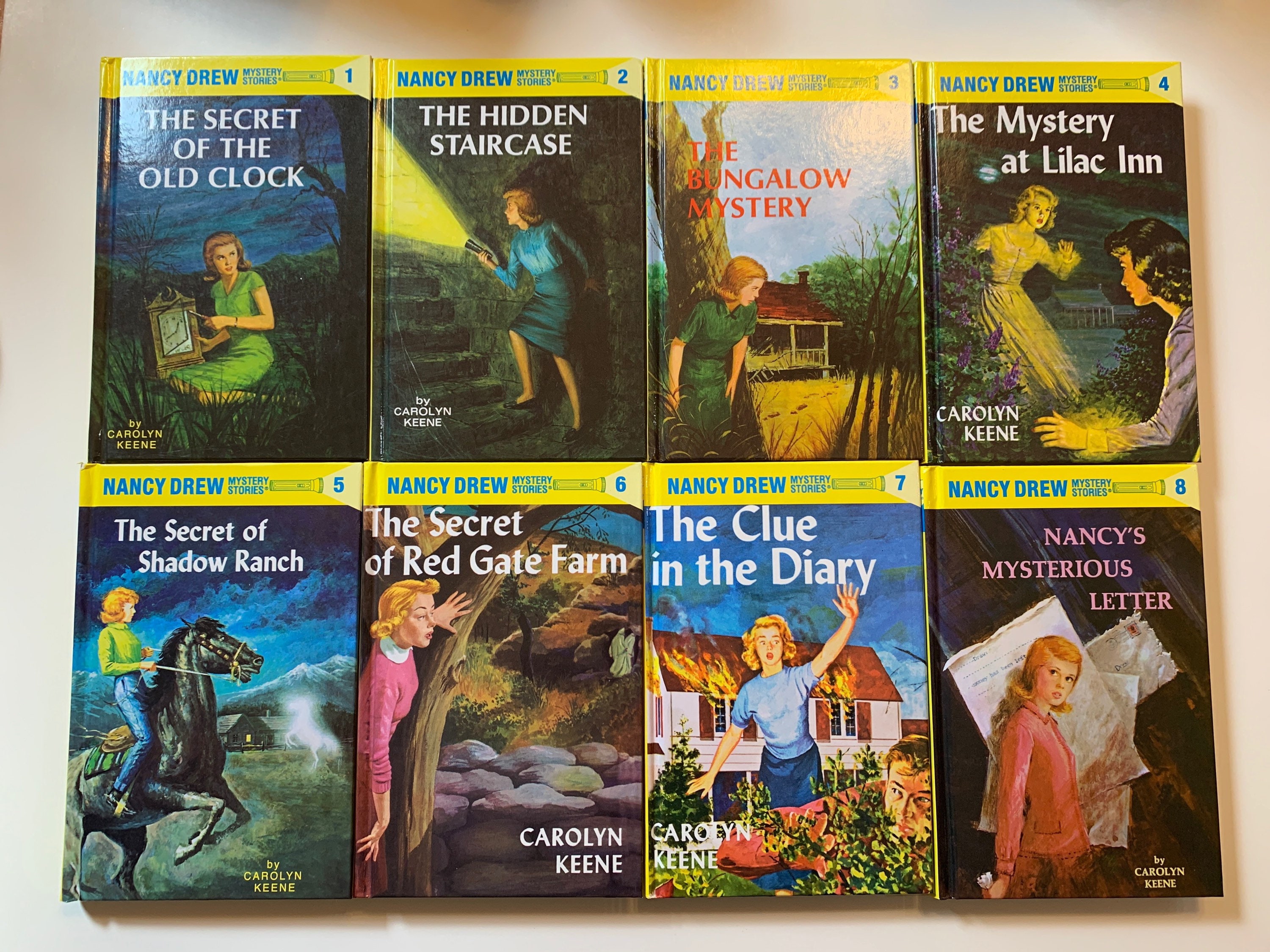Nancy Drew, Flashlight Series, Books, Mystery, Carolyn Keene - Etsy