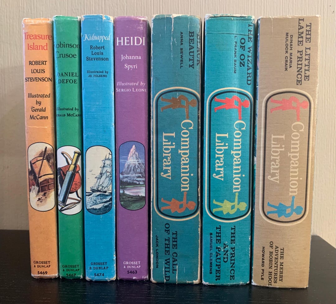 Companion Library Books, Grosset & Dunlap, Vintage, Hardcover, Classics ...