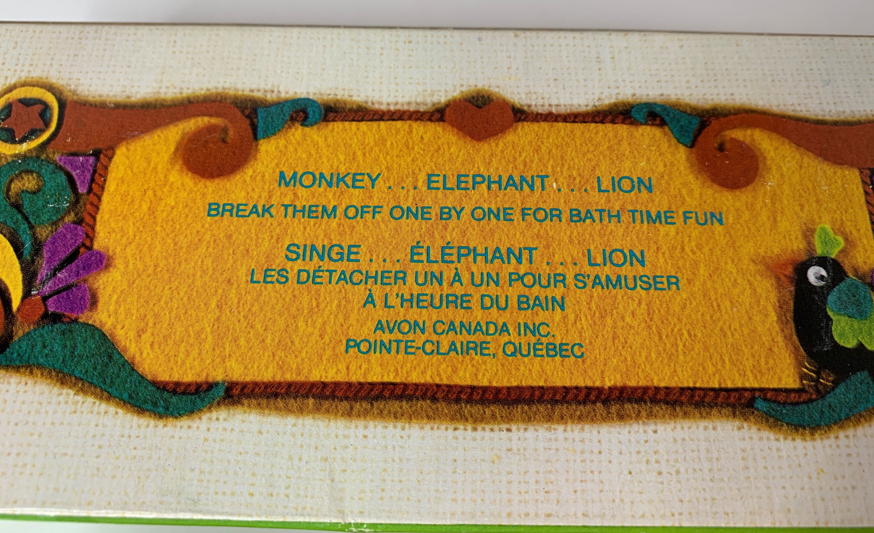 Avon, Vintage, Soap, Monkey, Elephant, Lion, Circus Collection, AVON ...