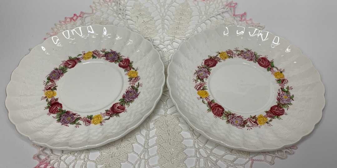 Spode Copeland, Rose Briar, England, China Saucer, Floral - Etsy