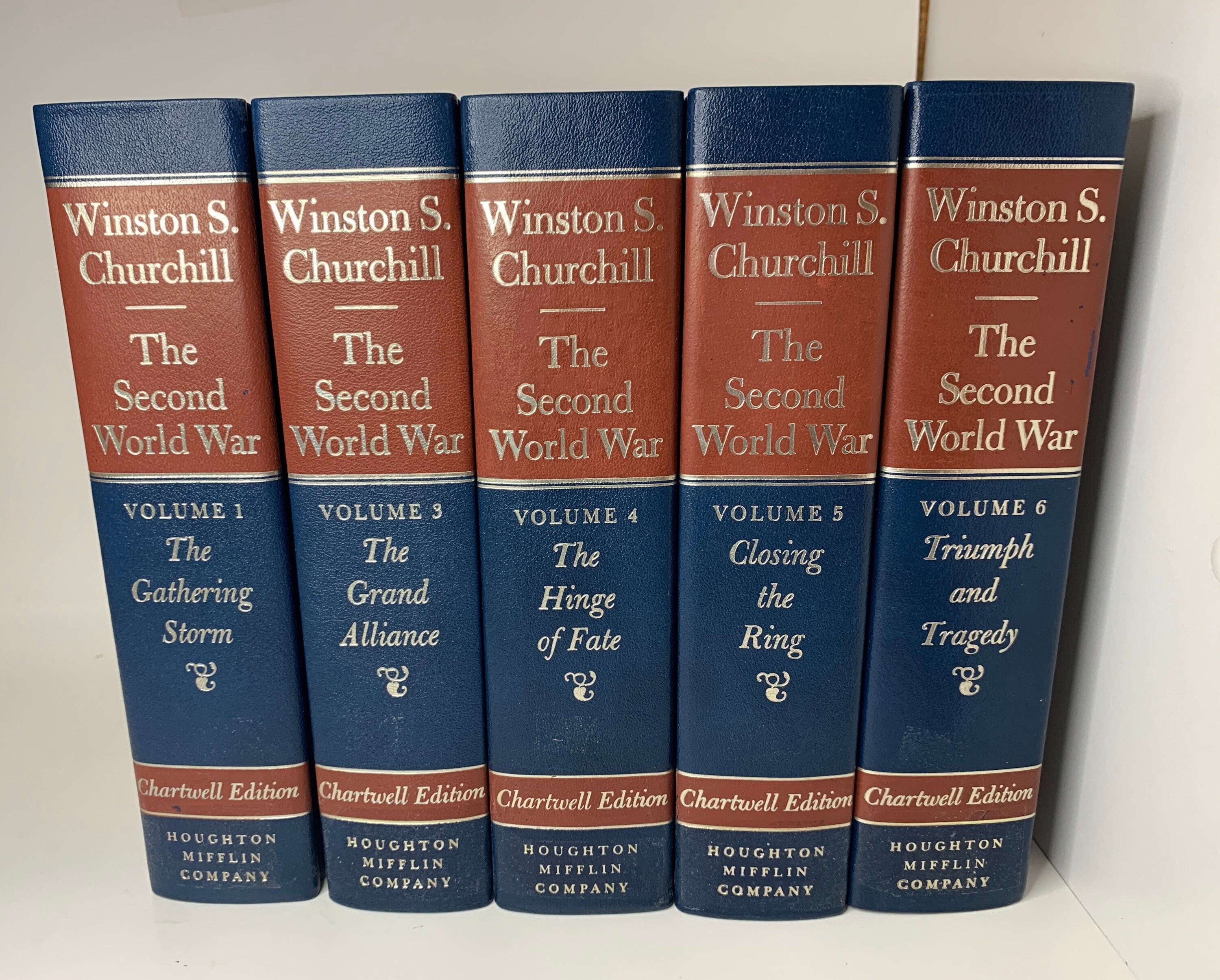 Winston S. Churchill, the Second World War, Chartwell Edition, Houghton ...