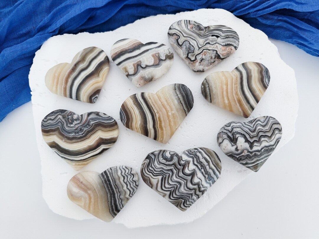 Coffee Chocolate Calcite Heart Crystal Carving - Etsy