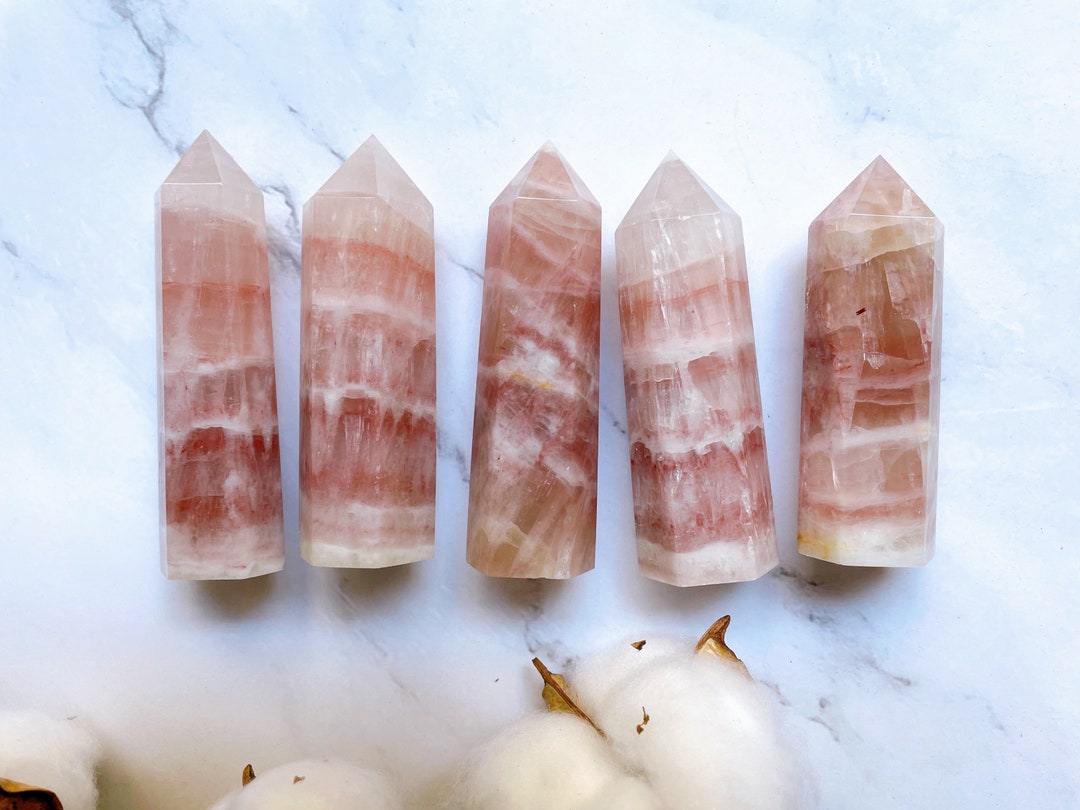 Red Caribbean Calcite Tower / Terminated Point / Crystal - Etsy