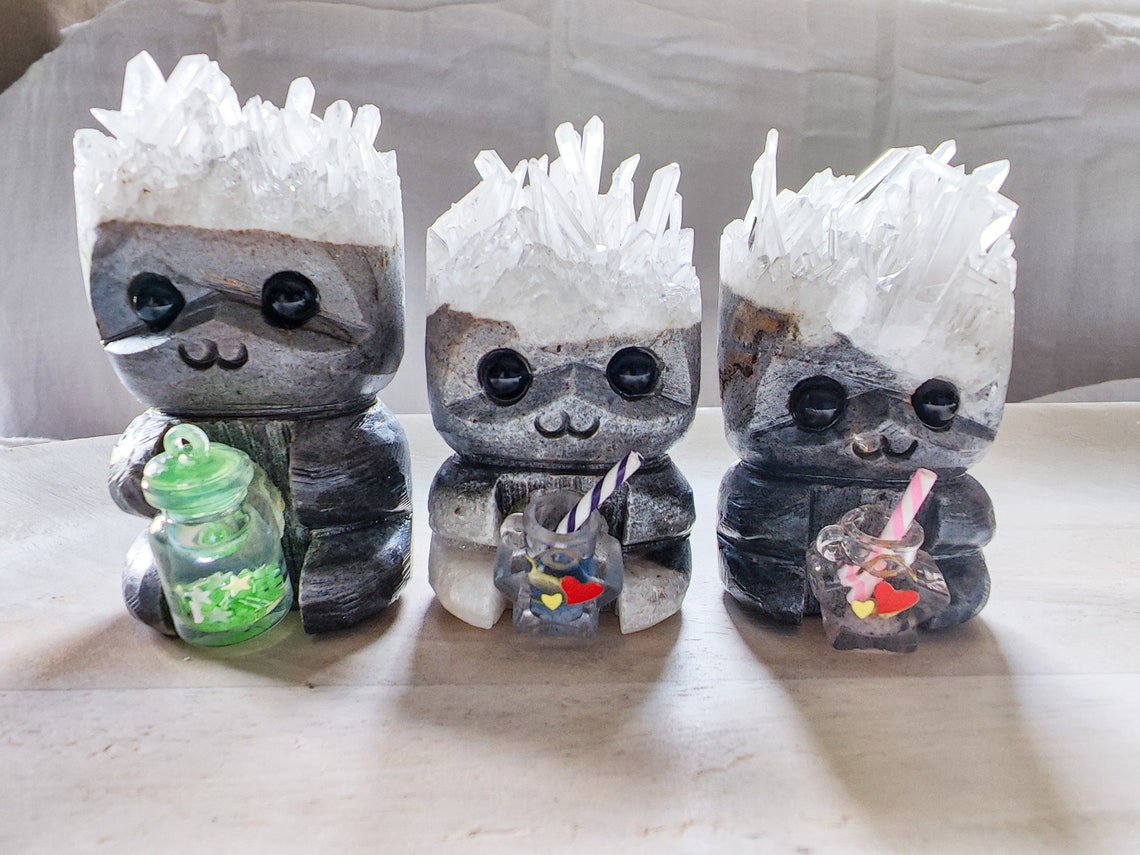 Clear Quartz Groot / YOU PICK Hedgehog / Pet Rock - Etsy