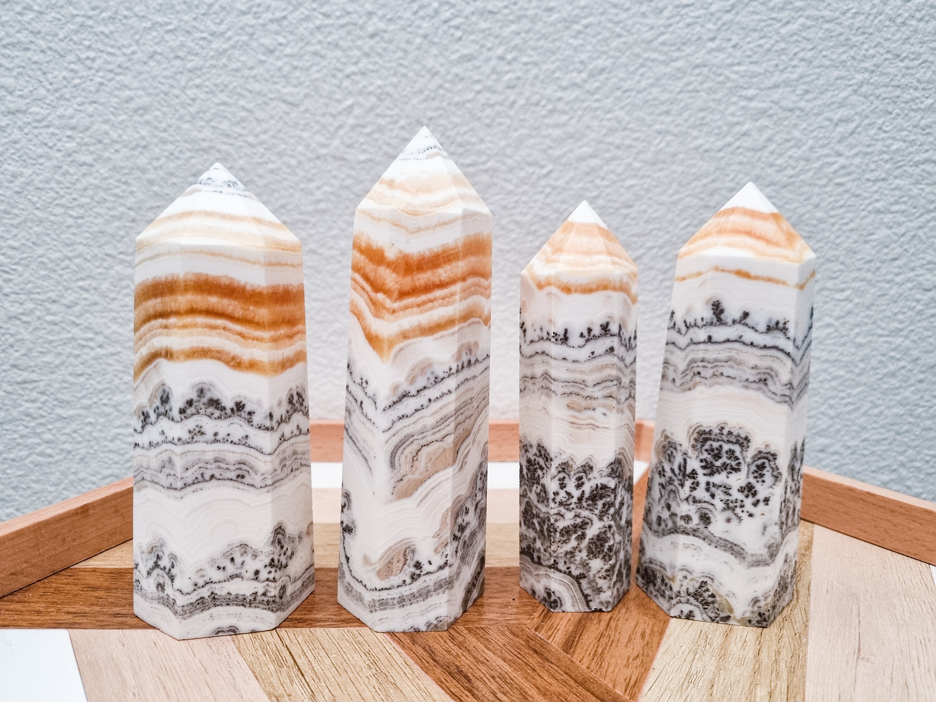 Orange Dendritic Calcite Tower - Etsy