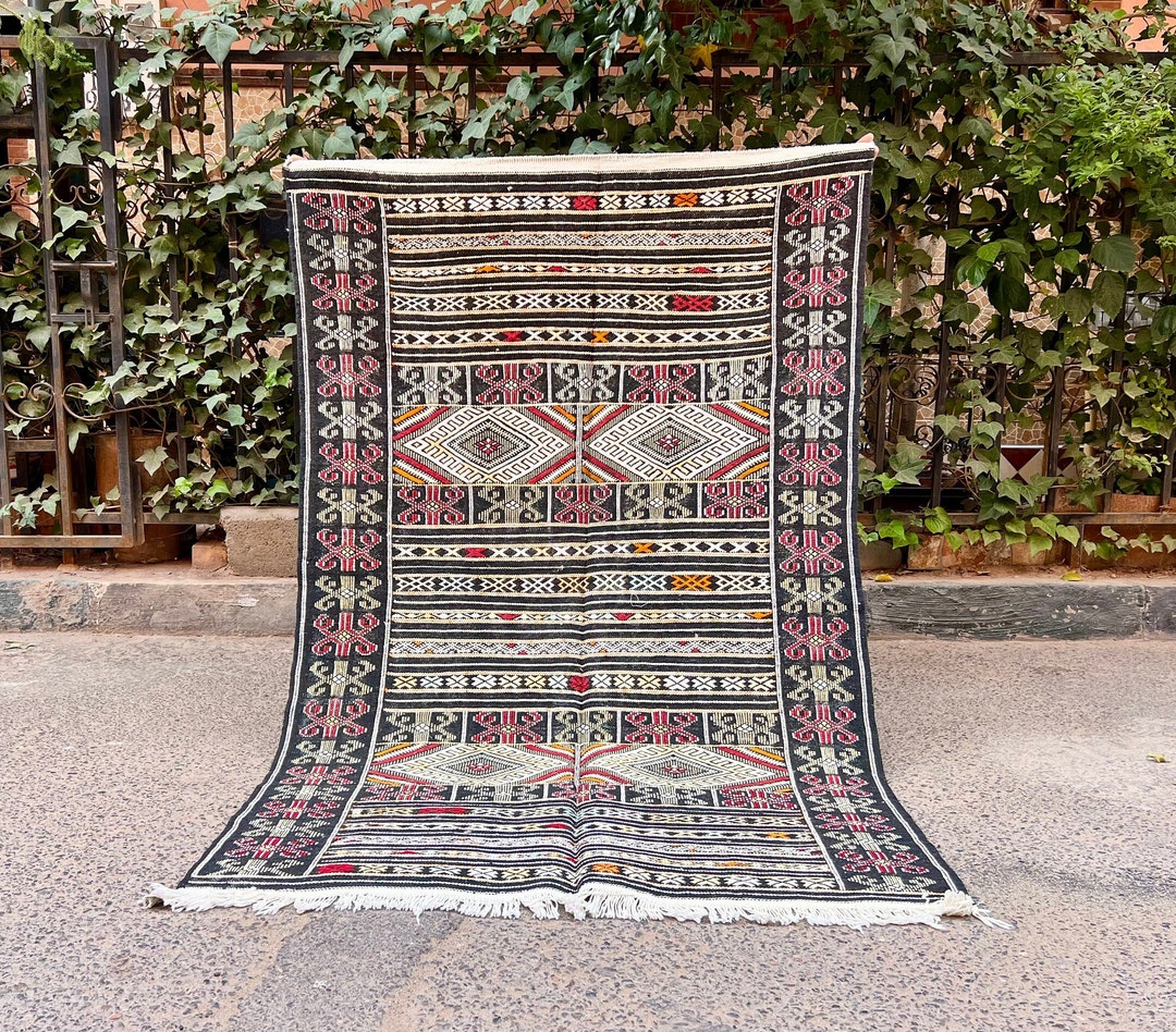 Style Moroccan Rug , Moroccan Kilim Rug , Berber Kilim Rug - Etsy