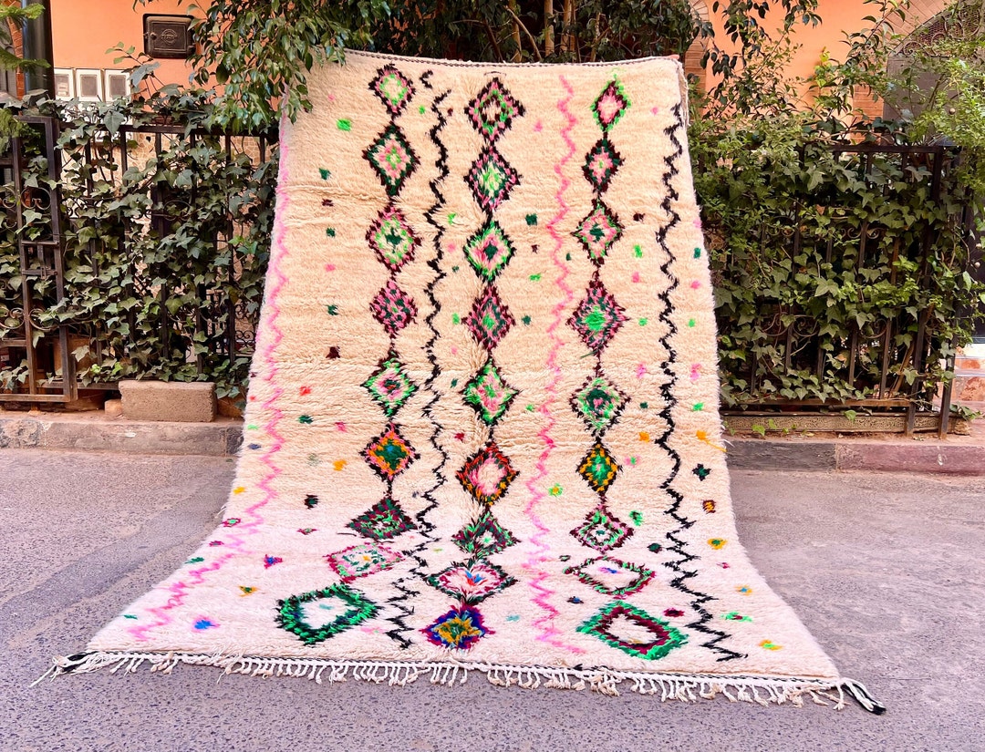 Gypsy Moroccan Rug 10feet X 6.6feet Moroccan Rug Kids Room - Etsy