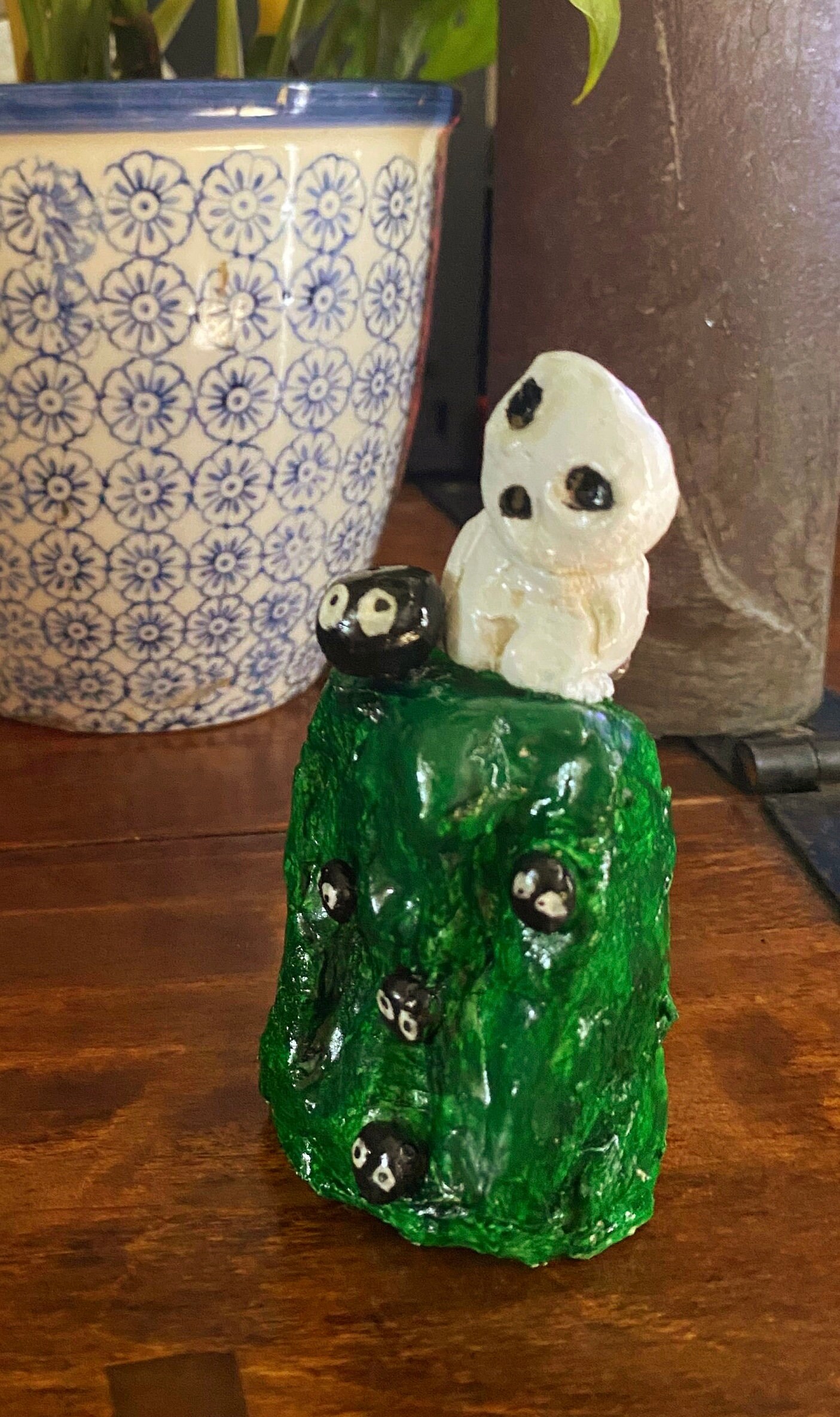 Studio Ghibli Princess Mononoke Forest Spirit Clay Figure - Etsy