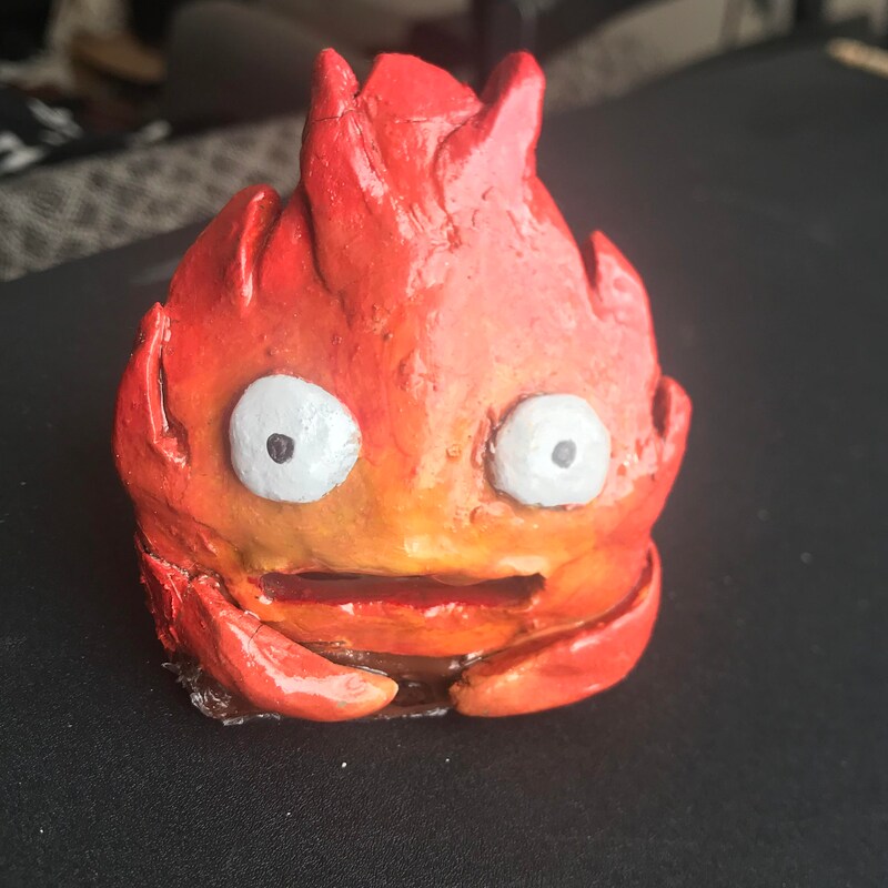 Calcifer Candle - Etsy