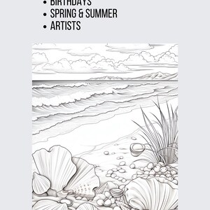 41 Tropical Beach Coloring Pages Printable Summer Kids Coloring Book ...
