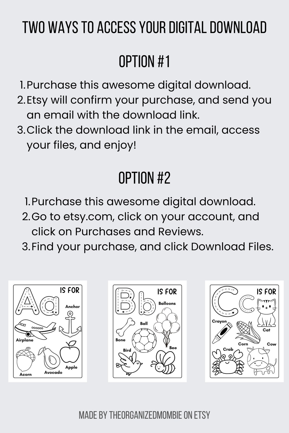 ABC Coloring Book Alphabet Coloring ABC Coloring Page Preschool ...