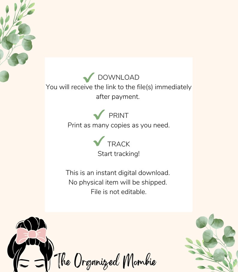 Mood Tracker Printable Instant Download Mood Tracker for Teens Mood ...