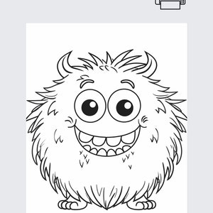 65 Little Monsters Coloring Pages for Kids Printable Monsters Printable ...