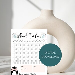 Mood Tracker Printable Instant Download Mood Tracker for Teens Mood ...