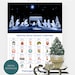 Advent Calendar Nativity Story Printable Instant Download Jesus is King ...