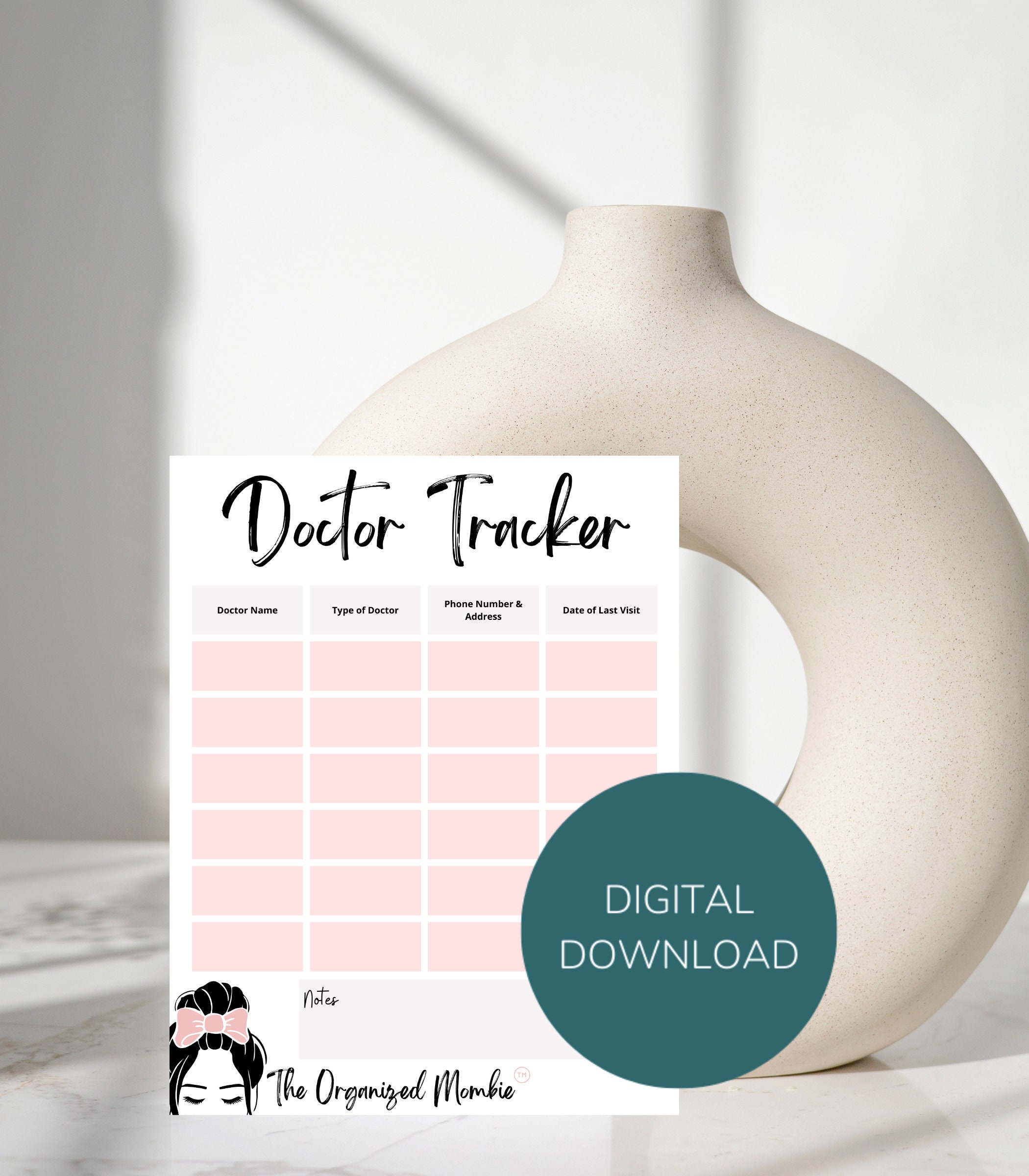 Doctor Tracker Instant Download Doctors Gifts Medical Tracker ...