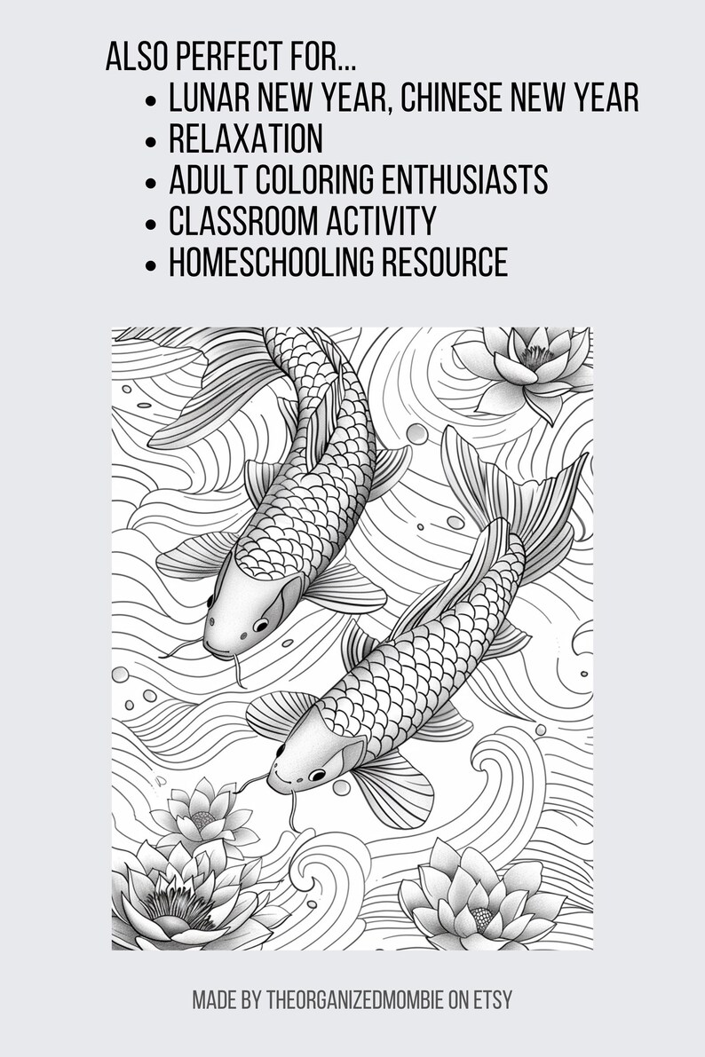 34 Lunar New Year Coloring Pages Instant Download Chinese New Year Kids ...