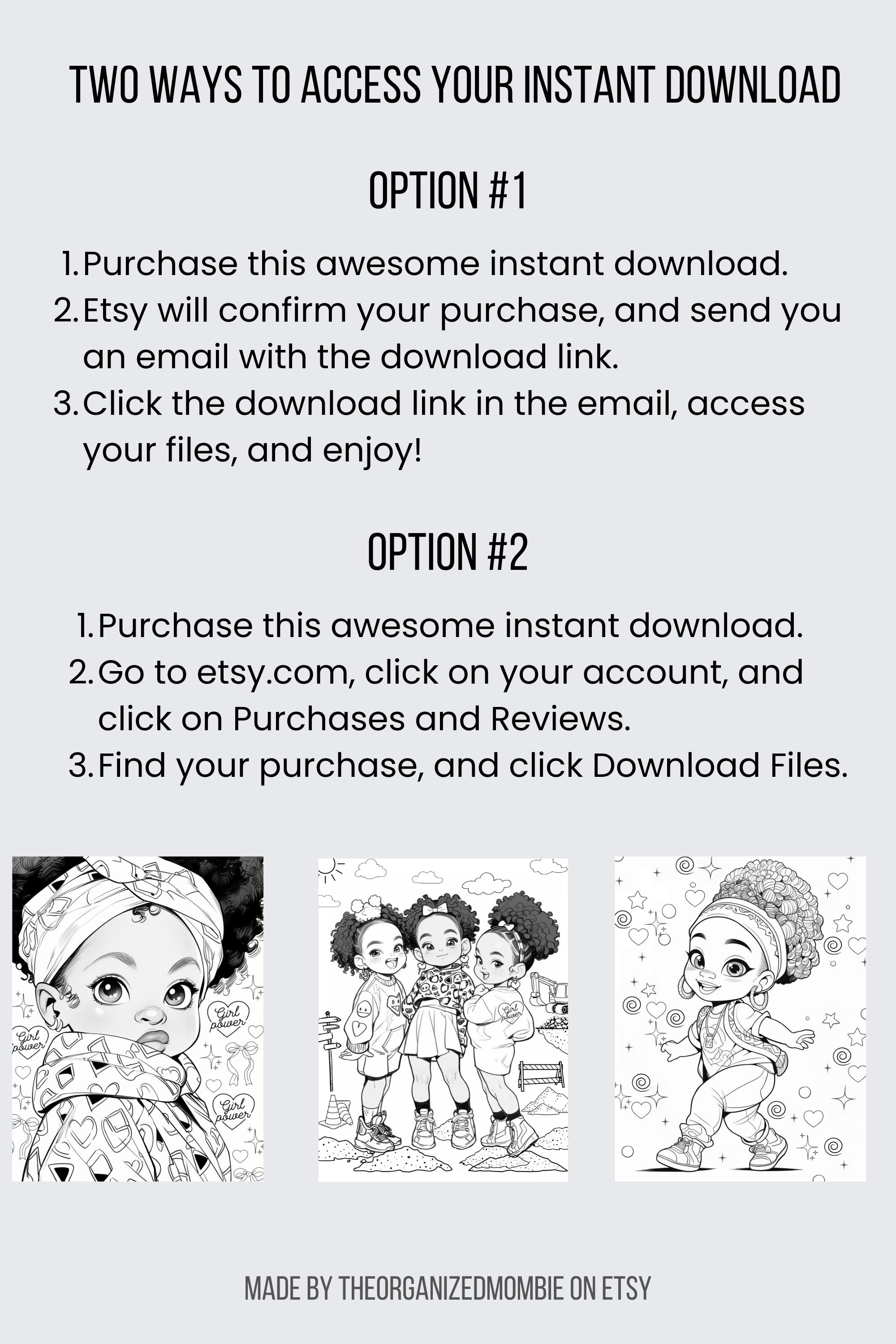 Black Girl Magic Coloring Book Black Kids Juneteenth Activity Coloring ...