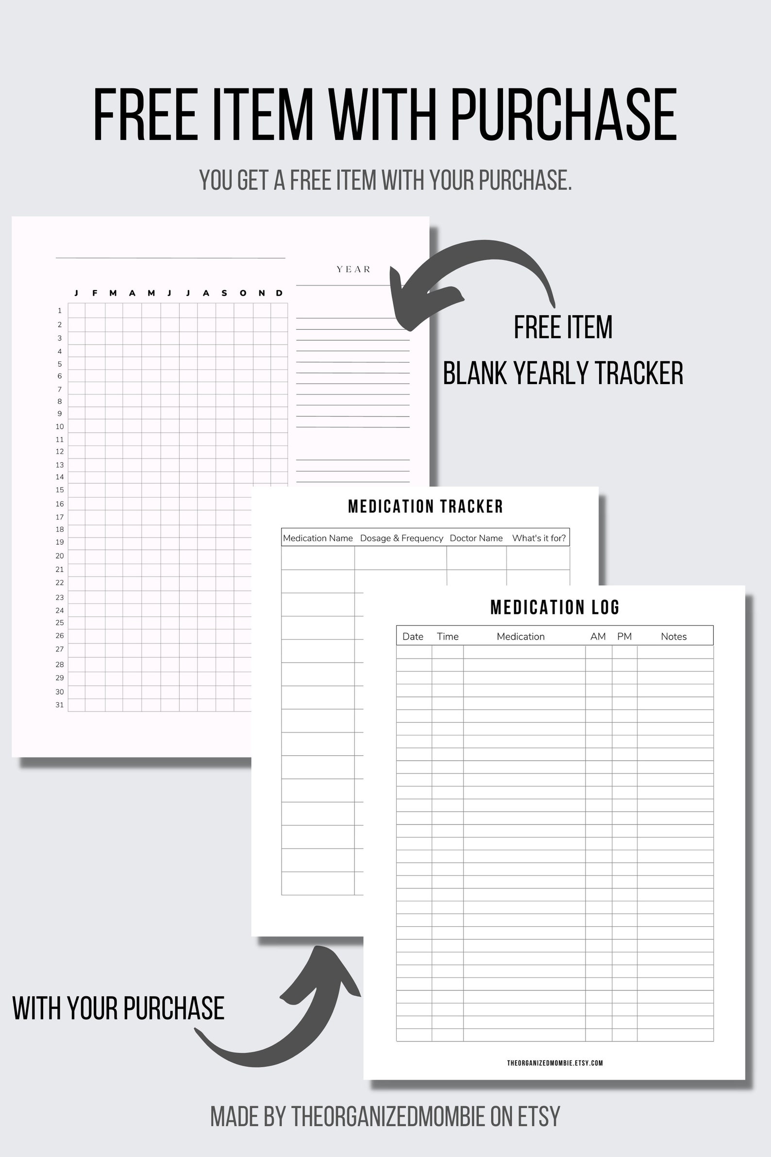 Printable Medication Log Nurse Printables Medication Tracker Medicine ...