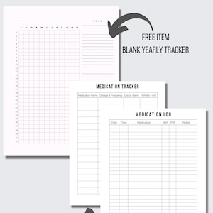 Printable Medication Log Nurse Printables Medication Tracker Medicine ...