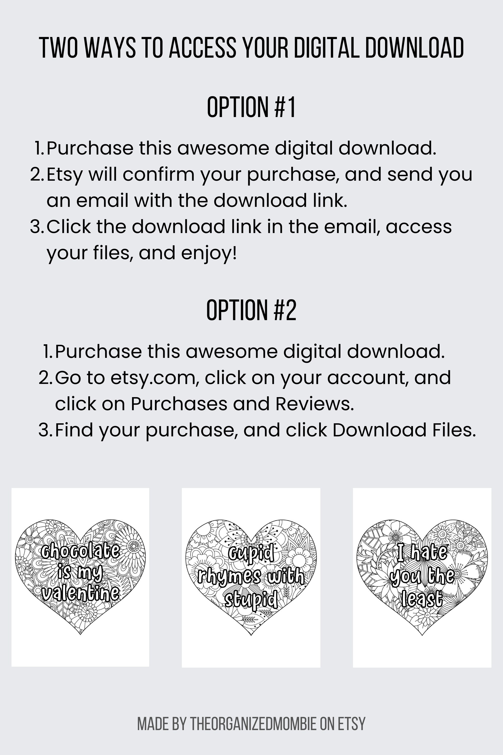 20 Anti-valentine's Day Coloring Pages Adult Coloring Book Curse Words ...