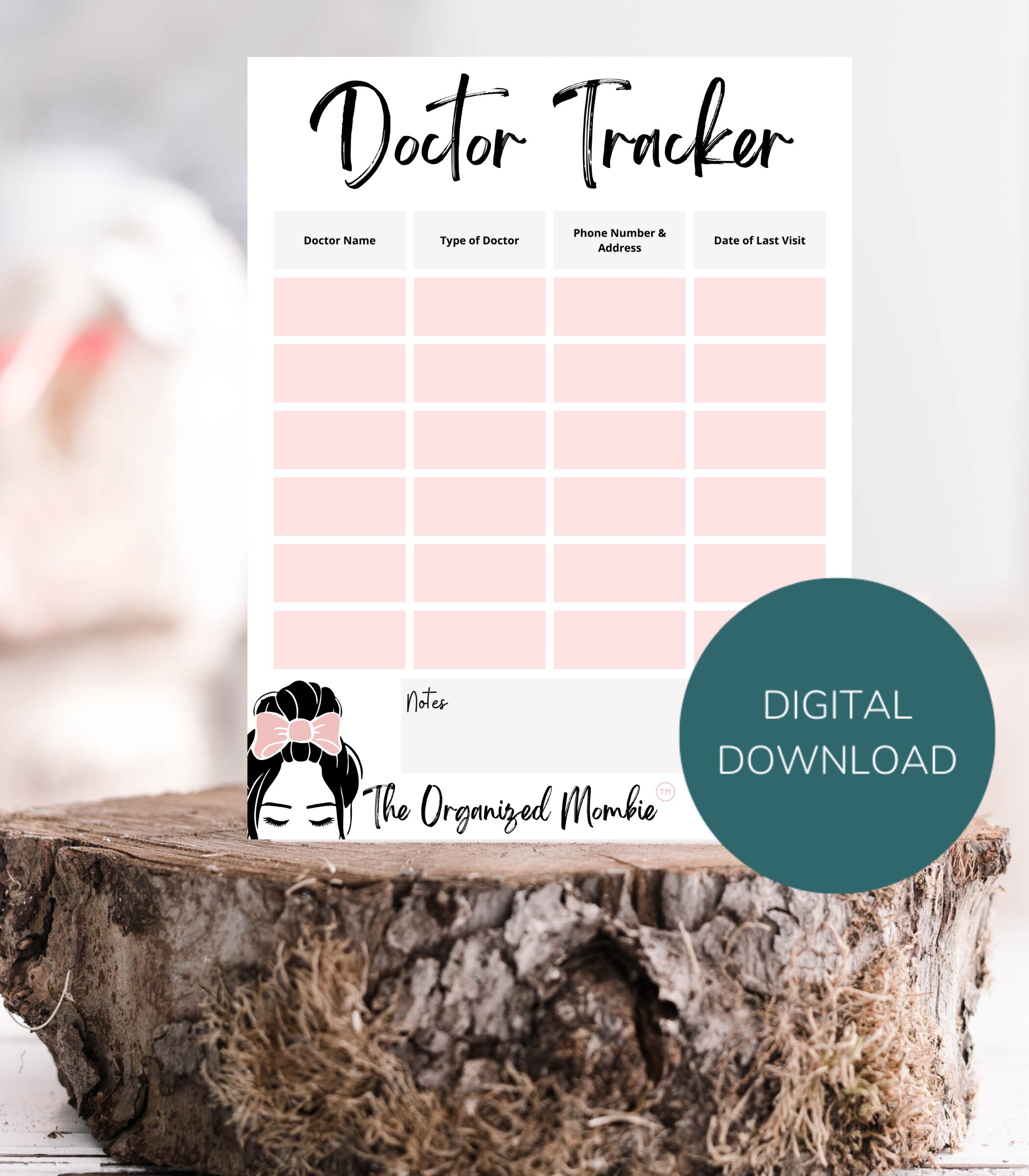 Doctor Tracker Instant Download Doctors Gifts Medical Tracker ...