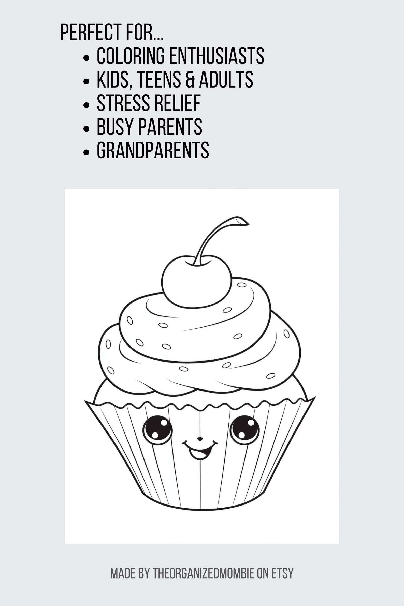 40 Cupcake Coloring Pages Food Coloring Pages Sweets Coloring Desserts ...