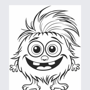 65 Little Monsters Coloring Pages for Kids Printable Monsters Printable ...