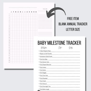 Baby Milestone Tracker Unique Baby Shower Gift Newborn Milestones ...