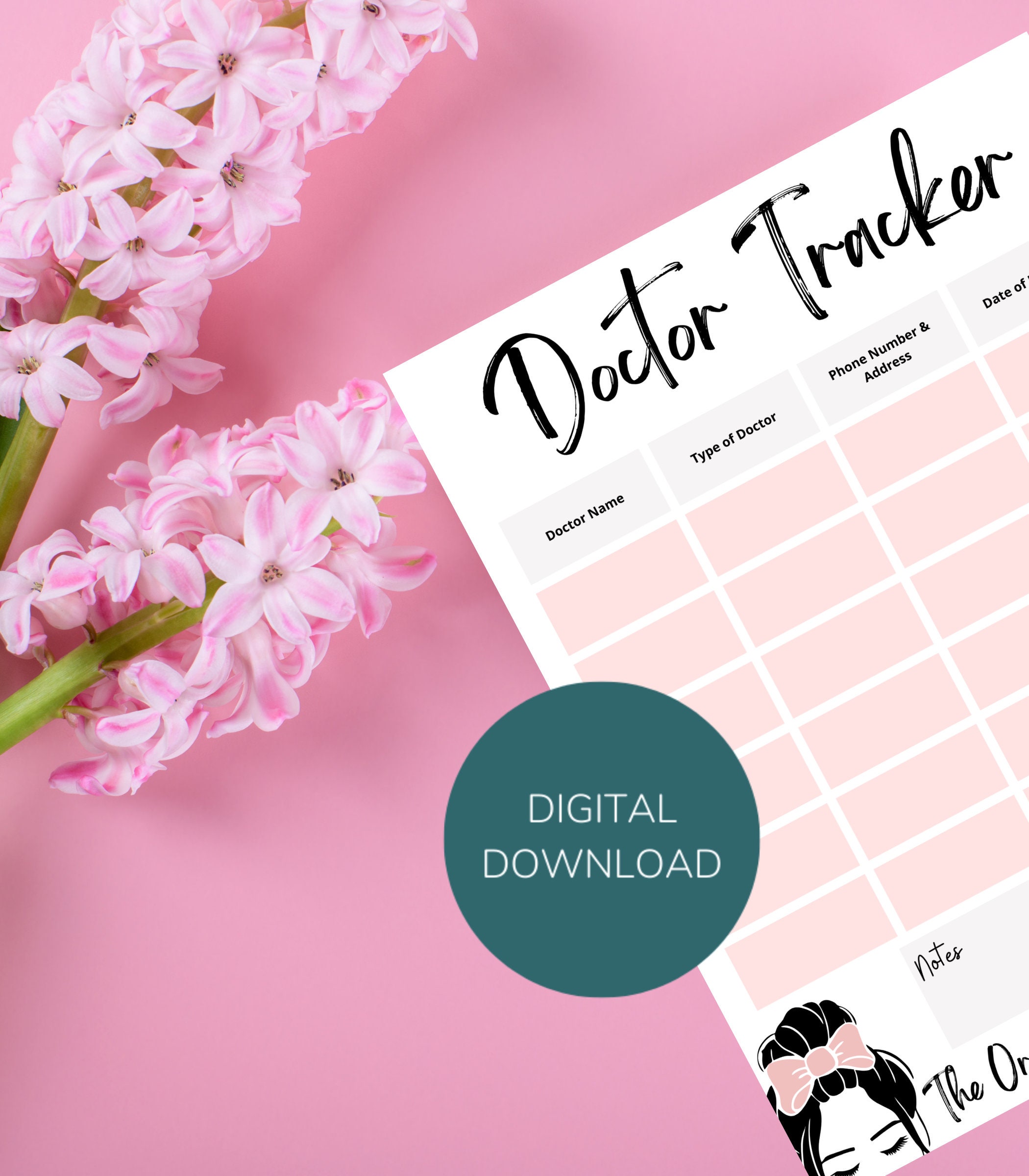 Doctor Tracker Instant Download Doctors Gifts Medical Tracker ...