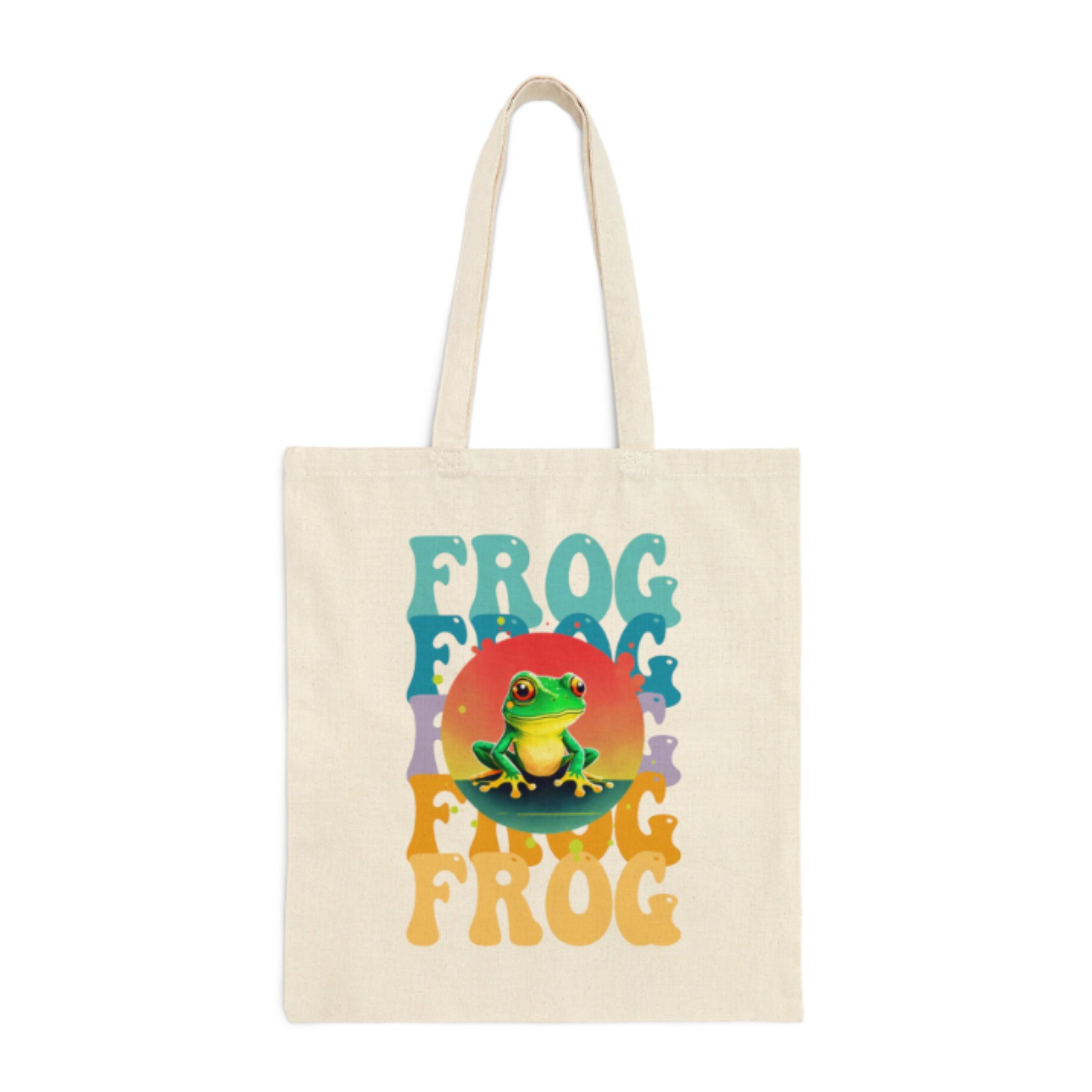 Frog Tote Bag Aesthetic Tote Bag Frog Purse Frog and Toad Tote - Etsy