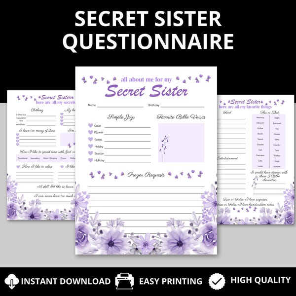 Secret Sister - Etsy