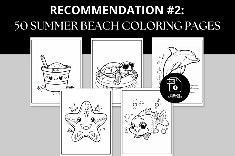 60 Farm Animal Coloring Pages for Kids Cute Farm Animal Coloring Book ...
