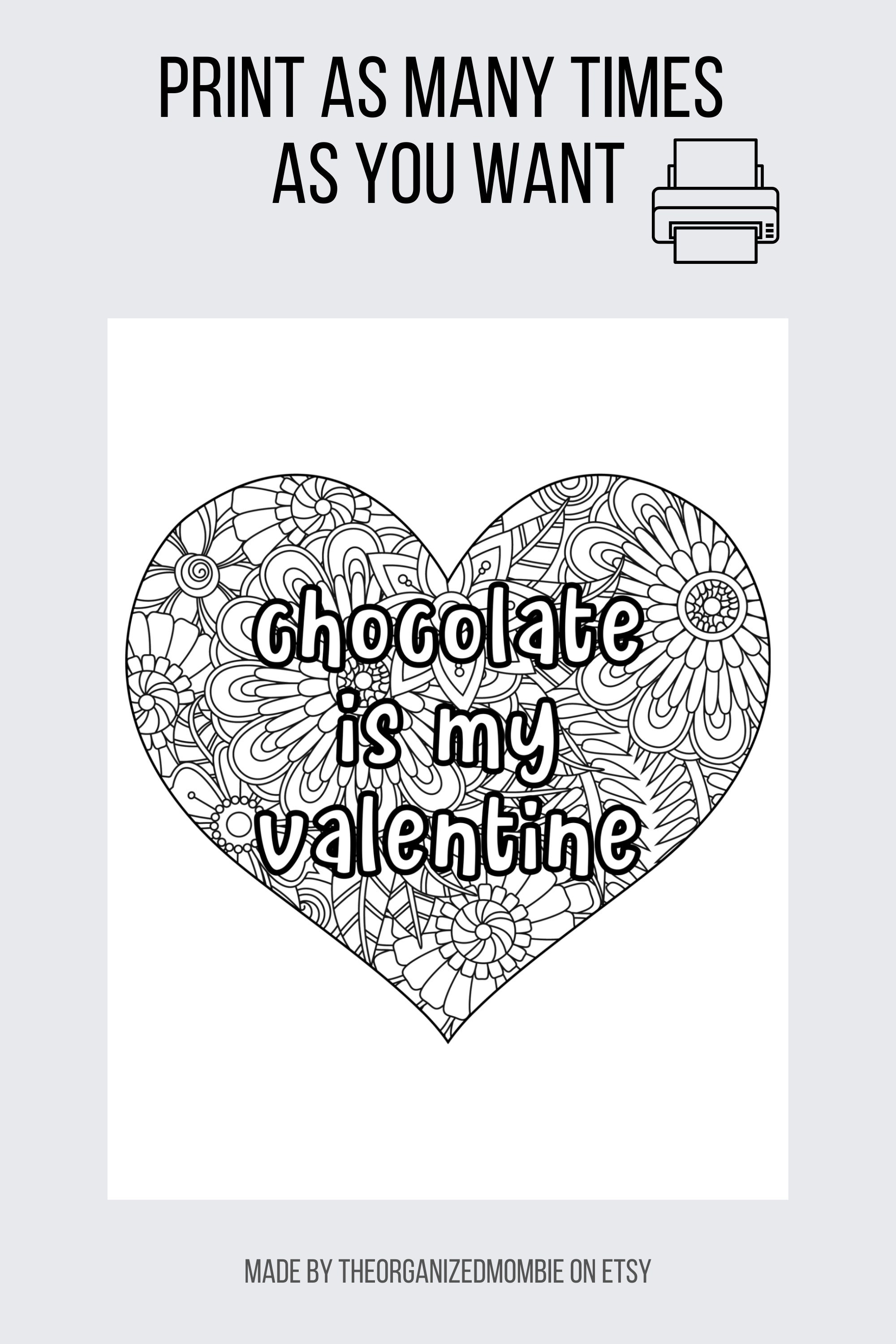 20 Anti-valentine's Day Coloring Pages Adult Coloring Book Curse Words ...