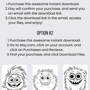 65 Little Monsters Coloring Pages for Kids Printable Monsters Printable ...