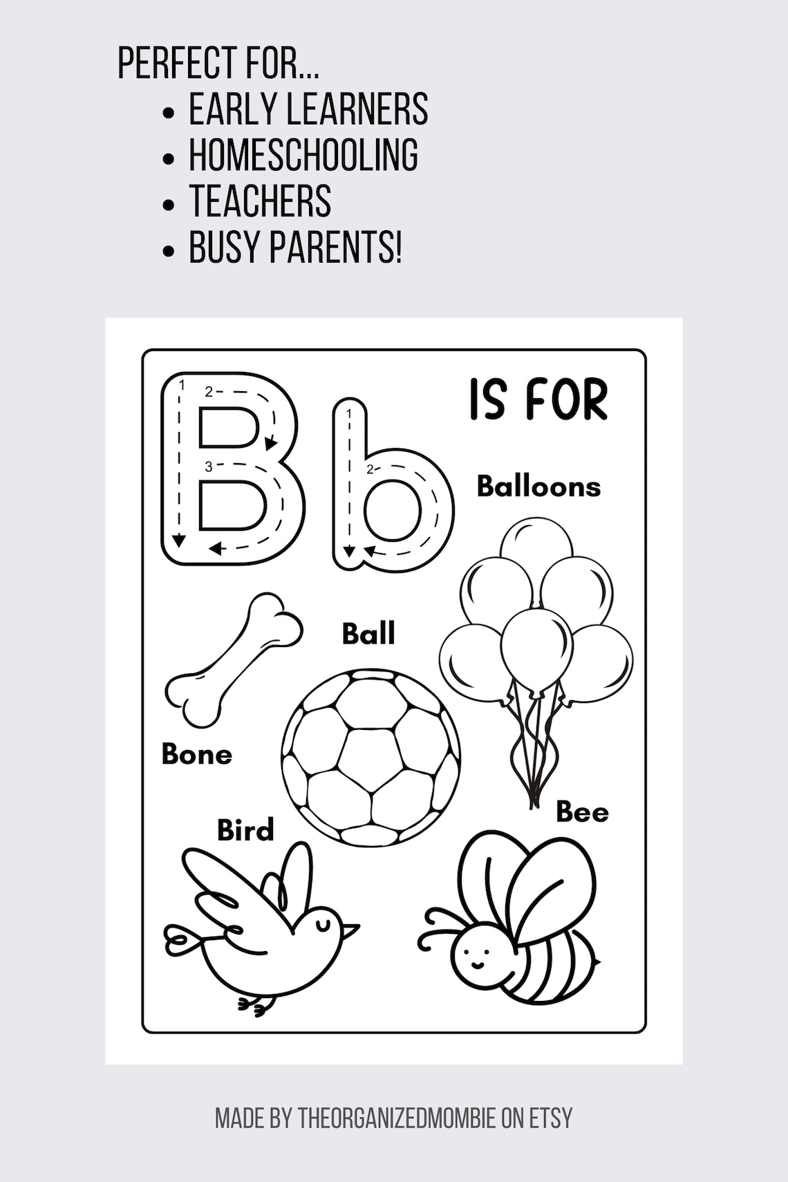 ABC Coloring Book Alphabet Coloring ABC Coloring Page Preschool ...