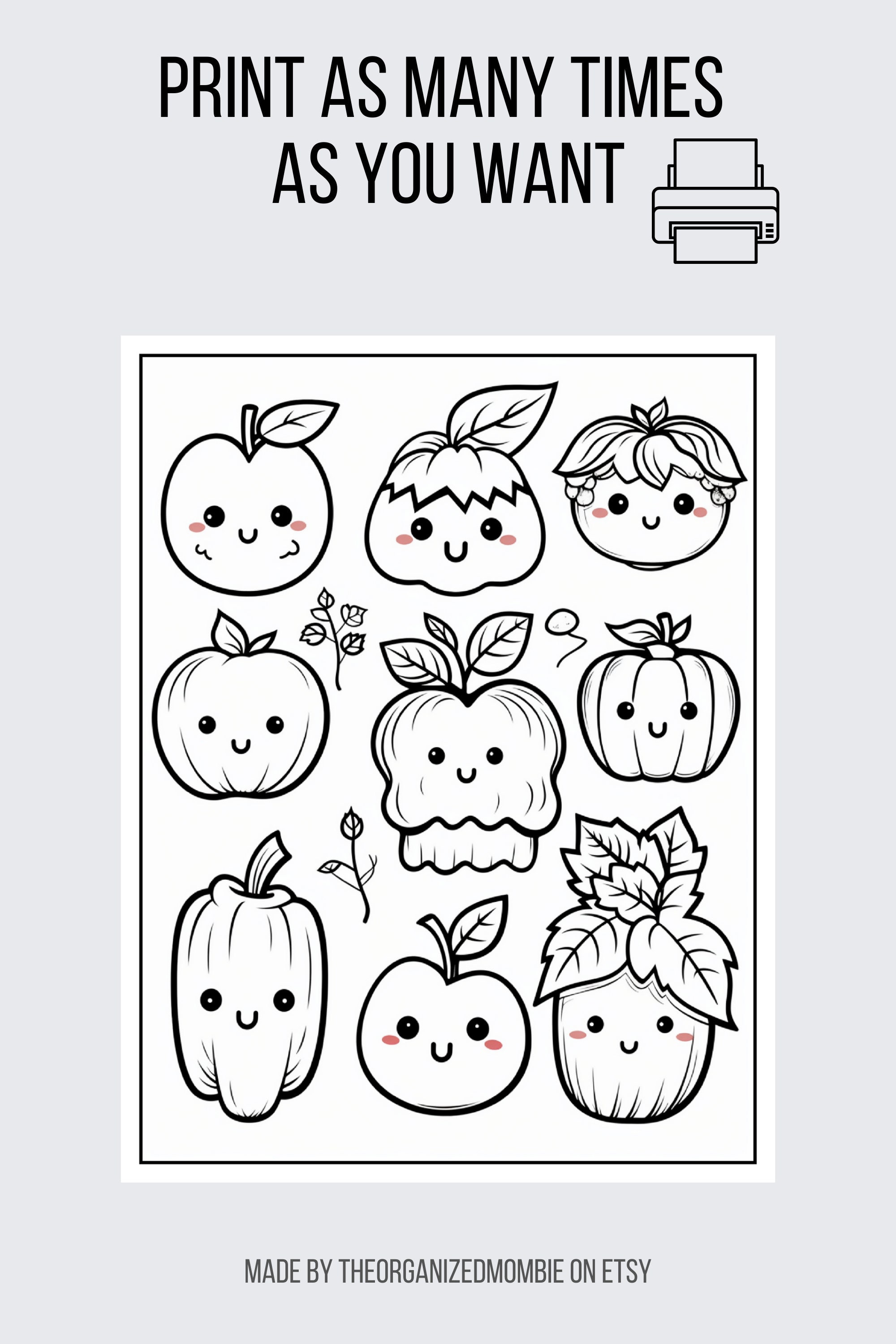 40 Fall Coloring Pages Autumn Coloring Page Pumpkin Coloring Fall ...