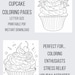 40 Christmas Cupcake Coloring Page Desserts Coloring Food Coloring Page ...
